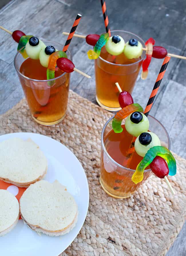 Spooky Halloween Juice Sparklers