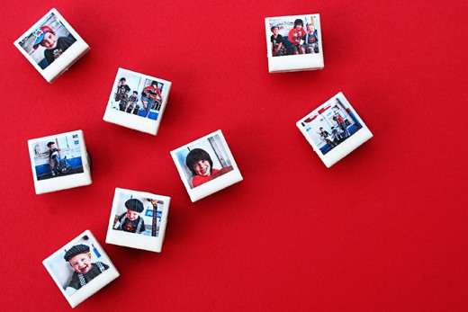 Little Gifts: Mini Polaroid Picture Tile Magnets - Popsicle Blog