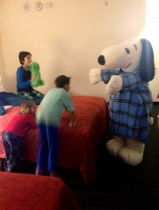 Get Tucked into Bed by Snoopy at Knott's Berry Farm Hotel