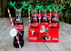 How to Make Coca-Cola Bottle Reindeer - Popsicle Blog