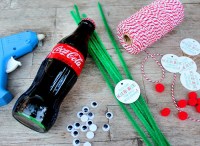 How to Make Coca-Cola Bottle Reindeer - Popsicle Blog