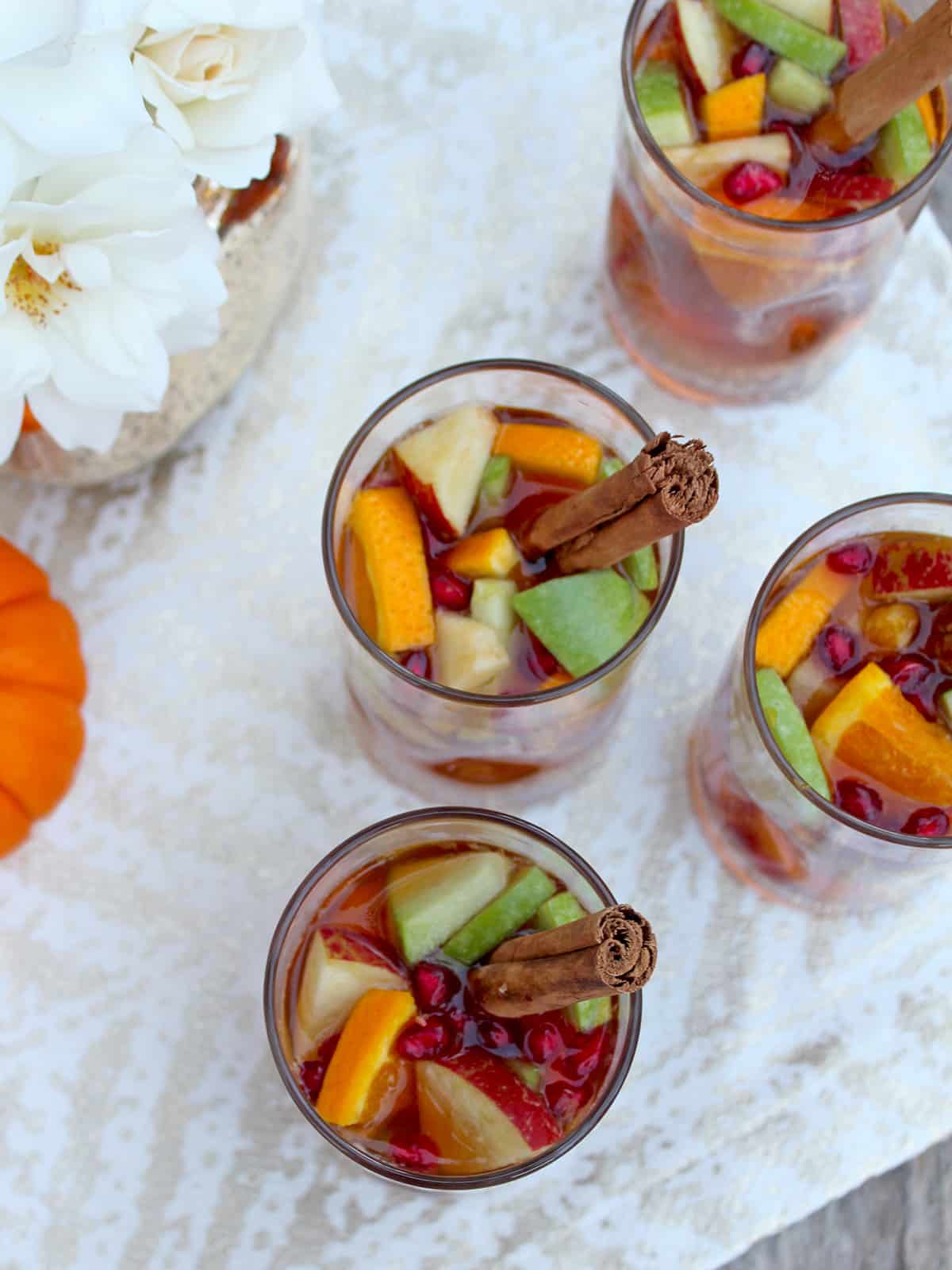 Thanksgiving Spiced Apple Cider Punch - Popsicle Blog