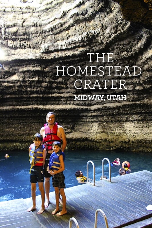 Homestead Crater in Heber Valley Utah