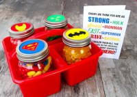 Easy Father's Day Superhero Gift with Free Printable - Popsicle Blog