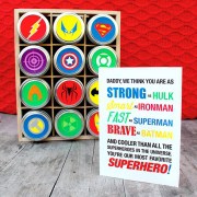 Easy Father's Day Superhero Gift with Free Printable - Popsicle Blog