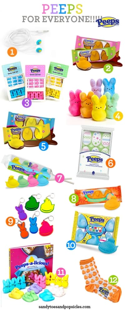 Peeps Printable Gift Tag for Easter