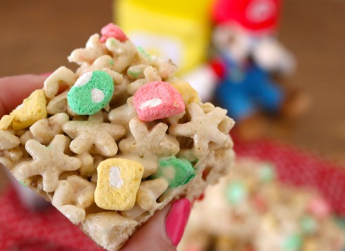 Easy Super Mario Cereal Bars - Popsicle Blog