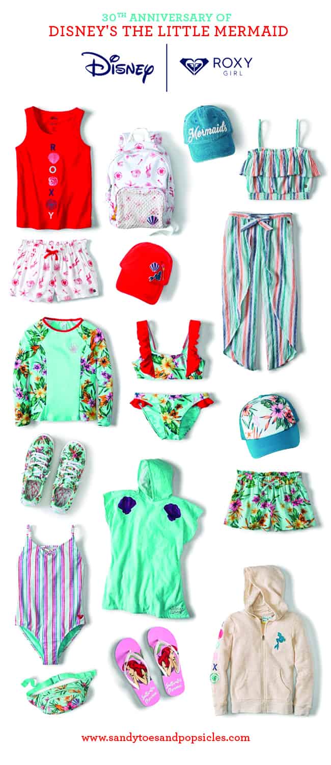 Disney and Roxy Girl Little Mermaid Collection - Popsicle Blog