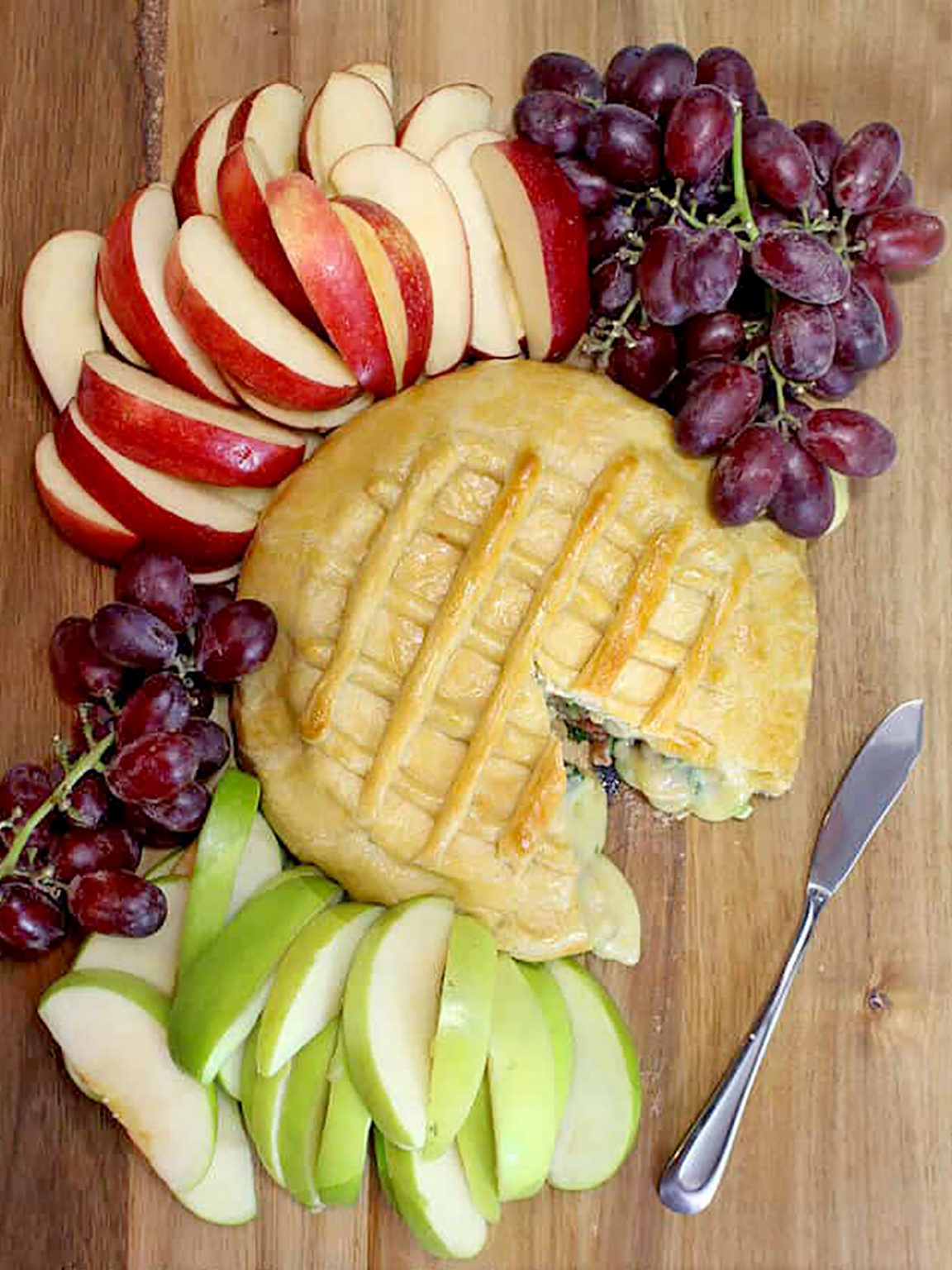 Easy Bacon and Almond Stuffed Baked Brie Recipe