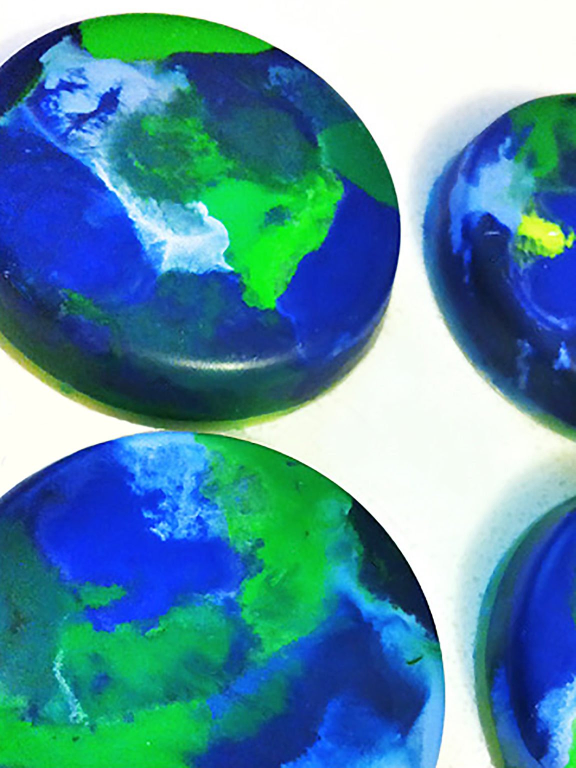 Homemade Earth Crayons for Earth Day - Popsicle Blog