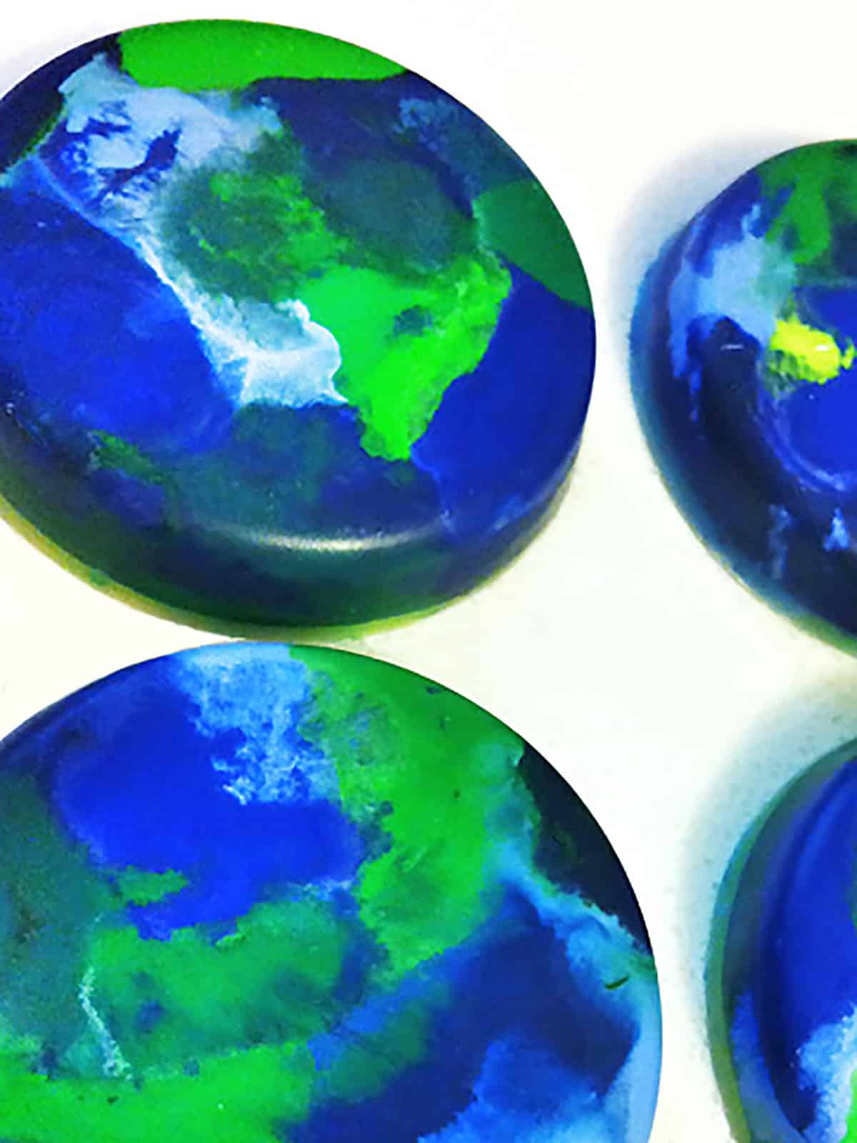 Homemade Earth Crayons for Earth Day - Popsicle Blog