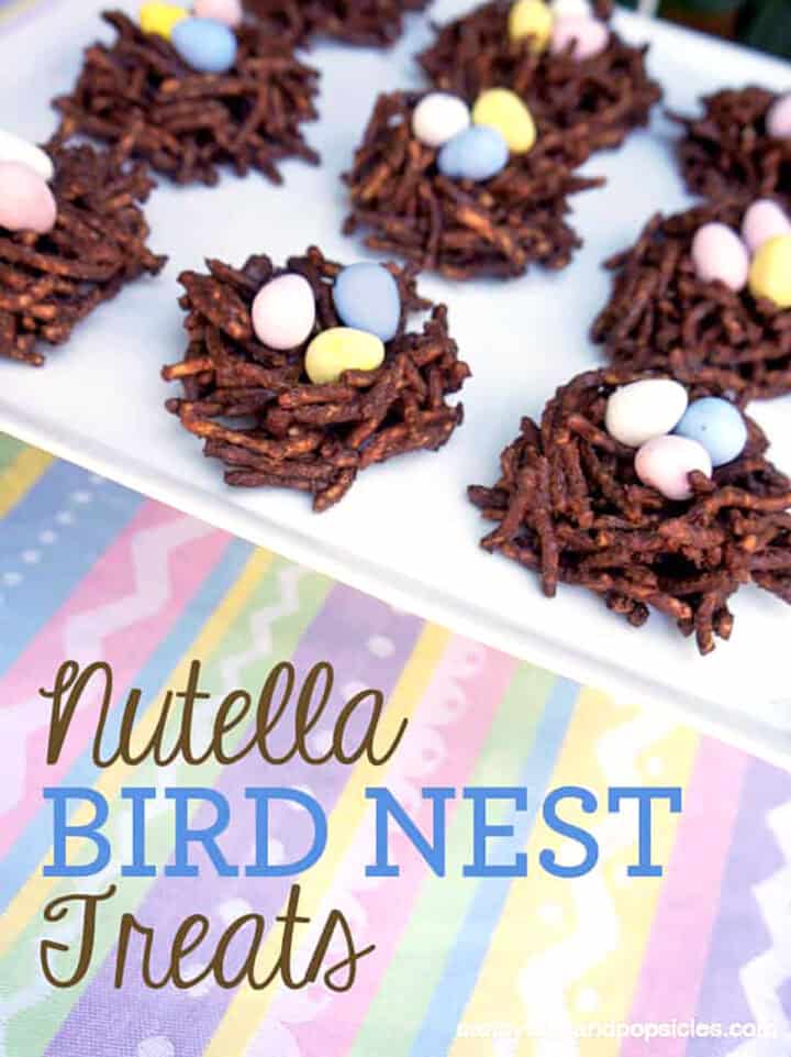 Nutella Chocolate Bird Nests Recipe - Popsicle Blog